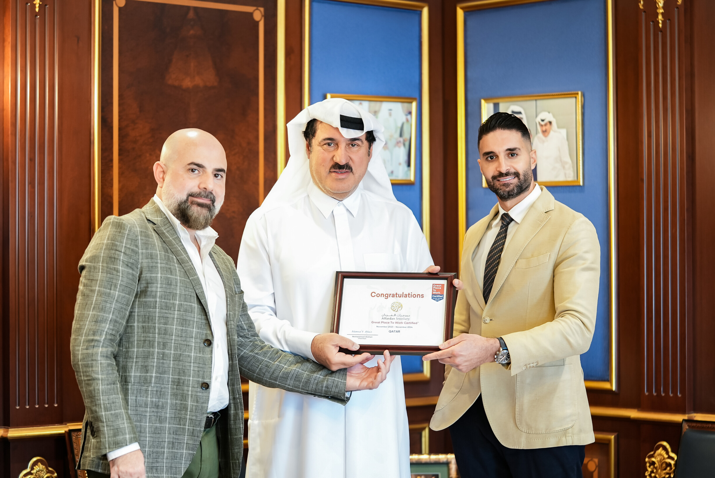 Alfardan Jewellery Qatar Certified as a Great Place to Work! Alfardan ...